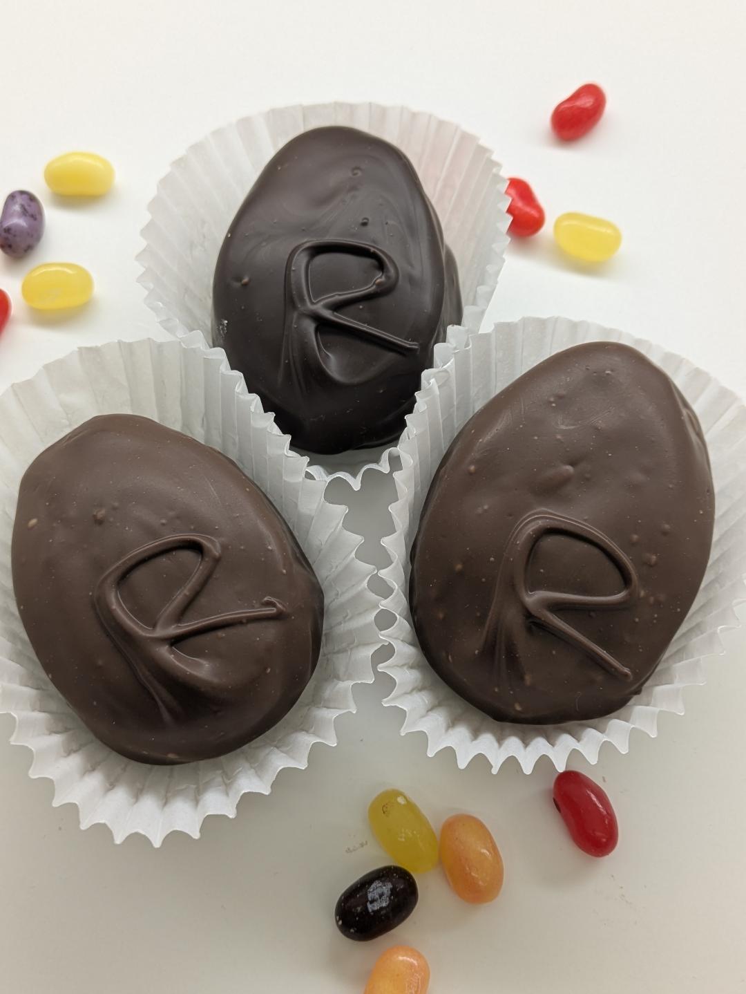 Raspberry Whip Cream Egg | Kehr's Candies Milwaukee, Wisconsin